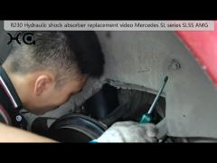 Front Mercedes SL Class Hydraulic Shocks Absorber Replace Video