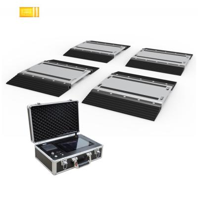 China Highly Portable Axle Load Scale For Trucks Rated Load 1-25T 220V Power Supply By Cowell for sale