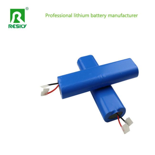 18650 battery cells in 4s2p configuration