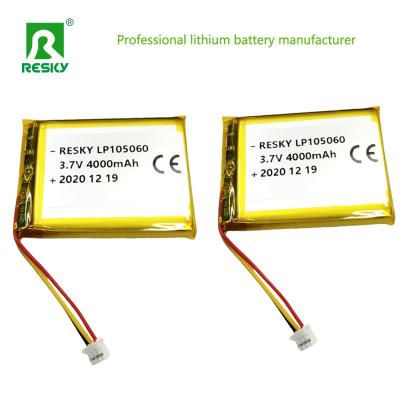 중국 105060 리?? 폴리머 리포 배터리 3.7V 4000mAh 블루투스 스피커 판매용