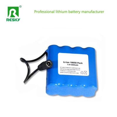 중국 비상용 라이트 리오온 배터리 팩 18650 4s2p 14.8V 4400mAh 판매용
