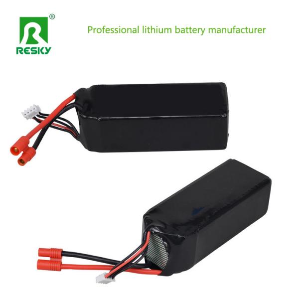Quality BMS RC Lithium Battery 15c 4s 6s 22.2V 16000mAh For RC Quadcopter for sale