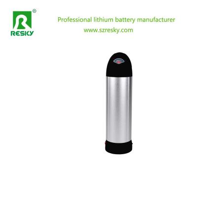 中国 18650 リチウムイオン電池 36V 10.4ah 350W 貯蔵ボトル形 リチウム電池パック 電子自転車用 販売のため