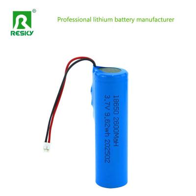 China Lithium-ioncel 3.7V 4.2V 2600mAh Li-ion oplaadbare lithiumbatterijcel met PCM Te koop