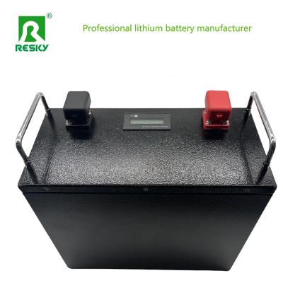 Banco de Energia Solar Lifepo4 Bateria 25.6V 100Ah Bateria de Lítio Ferro Fosfato Pacote Para Robôs & AGVs