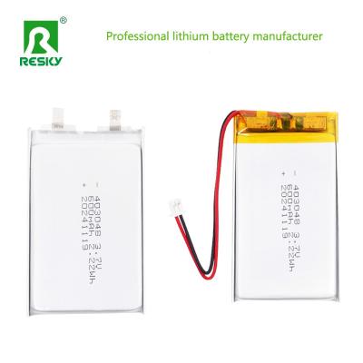 China Solar Battery Cell 403048 3.7V 600mAh 2.22wh Lithium Polymer Battery For Smart Watch for sale