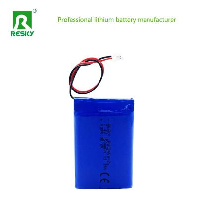 China Power Lithium Polymer Battery Pack 803450 2S 7.4V 1500mAh 11.1wh Rechargeable Lithium Ion Cell for sale