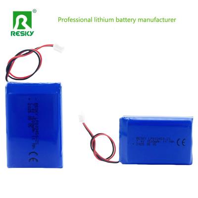 China Power Lithium Polymer Battery Pack 803450 2S 7.4V 1500mAh 11.1wh lipo battery for tracking device for sale