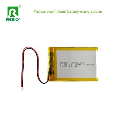 Lithium Polymer Battery Cell 604050 3.7v 1500mAh 5.55wh Rechargeable Lipo Battery Pack