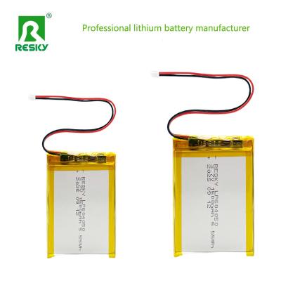 China Lithium Polymer Battery Cell 604050 3.7v 1500mAh 5.55wh Bluetooth Speaker Rechargeable Batteries for sale