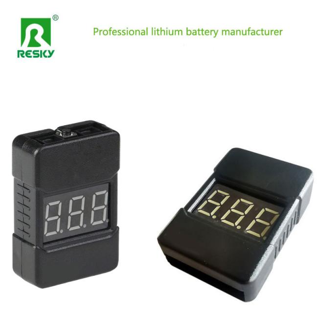 1-8S Lithium Battery Voltage Alarm Buzzer Indicator - Display Close-up
