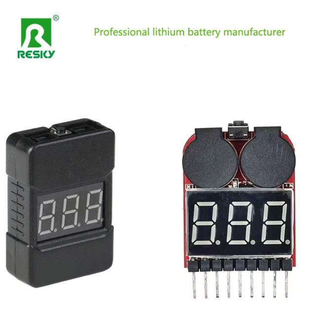 1-8S Lithium Battery Voltage Alarm Buzzer Indicator - Package View