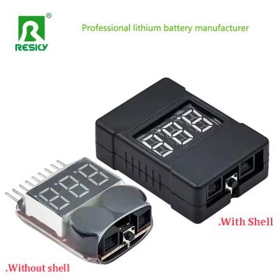 China Low Voltage Alarm Buzzer Battery Indicator For 1-8S Lithium Rechargeable Battery Pack for sale