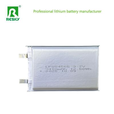 China Power Lithium Cell 3.7V 3400mAh 12.58wh Solar Lithium Ion Polymer Battery Pack for sale