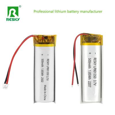 China Replacement 3.7V 500mAh Lithium Polymer Battery for Smart Bracelets with CE ROHS Certification for sale