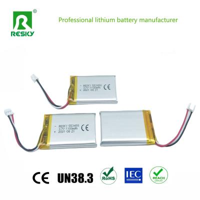 China LP553450 3.7V 1100mAh Lithium Polymer Battery for Smart Watch for sale