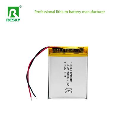 China OEM PCM Protected 3.7V 650mAh Lithium Polymer Battery for Smart Watches and Compact Electronics for sale
