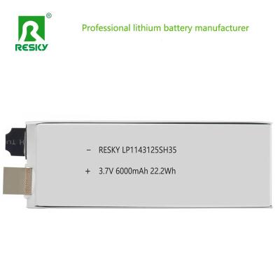 China 6000mAh 35C LiCoO2 Lithium Polymer Battery for FPV Racing Drones and RC Models for sale