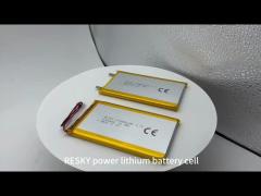 105556 3.7v 4000mAh rechargeable power lipo battery cells