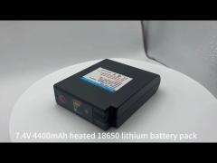 1S1P Heated Lithium Battery 3.7V 3000mAh Li-ion Power Battery For Heated Hat