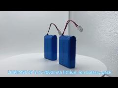 Перезаряжаемая Липо Ли полимерная ячейка 803450 3.7В 1500mAh 5.5wh