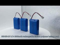 Призматический литий полимерный аккумулятор 103450 3.7В 1800mAh 2000mAh Для нагретых перчаток