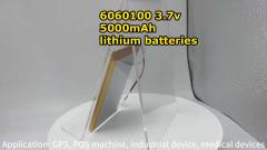 Power batteries 6060100 3.7v 5000mAh lithium ion battery cells