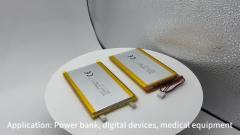 6060100 3.7v 5000mAh lithium ion battery cell