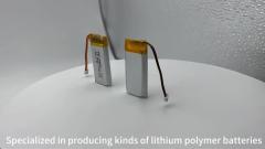 Rechargeable lipo battery 802040 3.7v 600mAh power batteries