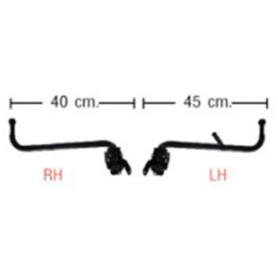 China Chrome Mirror Arm Narrow For ISUZU NPR 150 NQR 175 NMR 130 NLR 130 Truck Spare Body Parts for sale