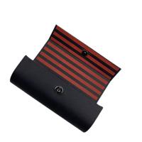 China Black Irregular Coated Paper Gift Box Magnetic Button Without Insert Pen Display for sale