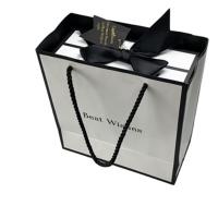 China Magnetic Closure Ribbon Paper Gift Packaging Box Without Insert for sale