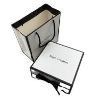 China Magnetic Closure Ribbon Paper Gift Packaging Box Without Insert for sale