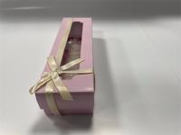 China Pink 6 Pack Macaron Box 6pcs Macaron Gift Box Packaging for sale