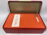 China Rectangular Packaging Tin Box Printed Tin Boxes With Hinged / Lid Closure for sale