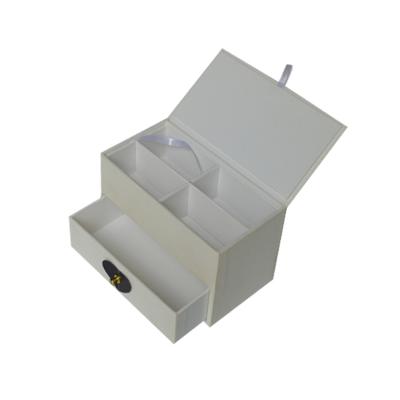 China cartulina única de encargo de la fábrica con la caja de empaquetado del cajón del Libro Blanco para el regalo de la joyería en venta