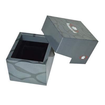 Cina MDF su misura Grey Black Pantone Printing Decoration della cassa per orologi del velluto in vendita