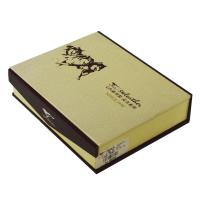 China Khaki Hard Cardboard Paper Gift Boxes Open Flap Empty Insert for sale
