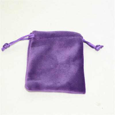 Cina Sacchetto molle decorativo dei gioielli del cordone del velluto di viaggio che imballa logo impresso in vendita