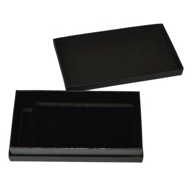Cina Contenitore di regalo d'imballaggio di EVA Insert Cardboard Black Rectangle del contenitore di regalo della carta di USB in vendita