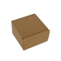 China Khaki Foldable Cardboard Shoe Boxes Clothes Corrugated Packaging Boxes for sale