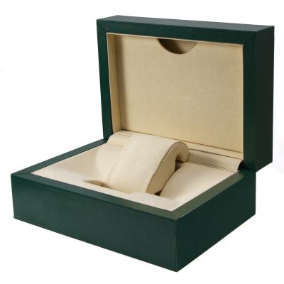 Cina La scatola di stoccaggio verde di lusso del bosso dell'orologio con le vendite dirette della fabbrica di Logo Packaging Wood Watch Case aspetta per spedire in vendita