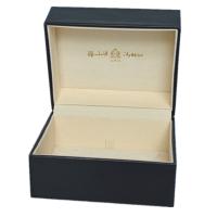 China Customized Personalised Watch Display Case Black PU Velvet Insert for sale