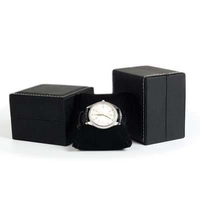 Cina Il contenitore nero di cuoio di lusso di involucro di regalo dei contenitori di orologio dell'unità di elaborazione personale appoggia l'imballaggio in vendita