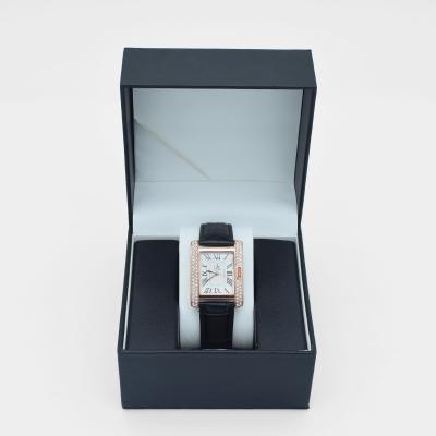 Cina Quadrato di cuoio del contenitore di orologio dell'unità di elaborazione il singolo modella la doppia cassa per orologi di carta di plastica in vendita
