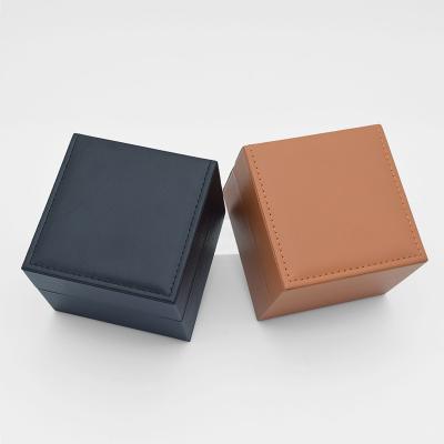 Cina Quadrato di cuoio del contenitore di orologio dell'unità di elaborazione il singolo modella la doppia cassa per orologi di carta di plastica in vendita