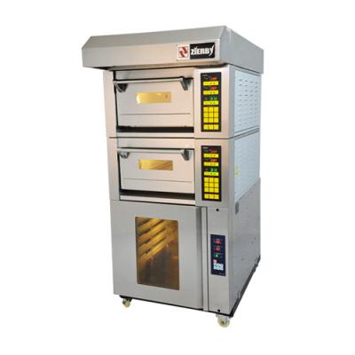 China Compact Combi Oven Commercial Gas Combination Oven Powder Spraying for sale