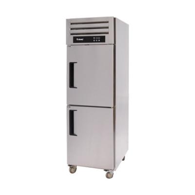 China Shop Upright Display Freezer Stainless Steel Moveable Stand Up Display Freezer for sale
