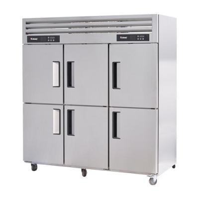 China Shop Upright Display Freezer Stainless Steel Moveable Stand Up Display Freezer for sale