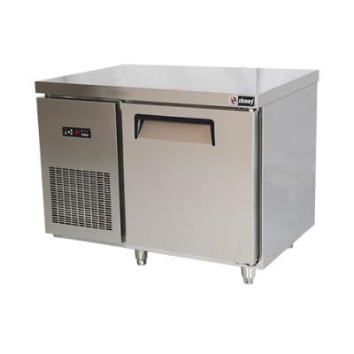 China Smart Refrigerated Workbench 3 Door Prep Fridge Pizza Prep Counter Fridge for sale